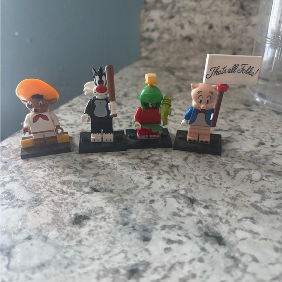 Lego | Other | Set Of Four Looney Tubes Lego Mini Figures | Poshmark